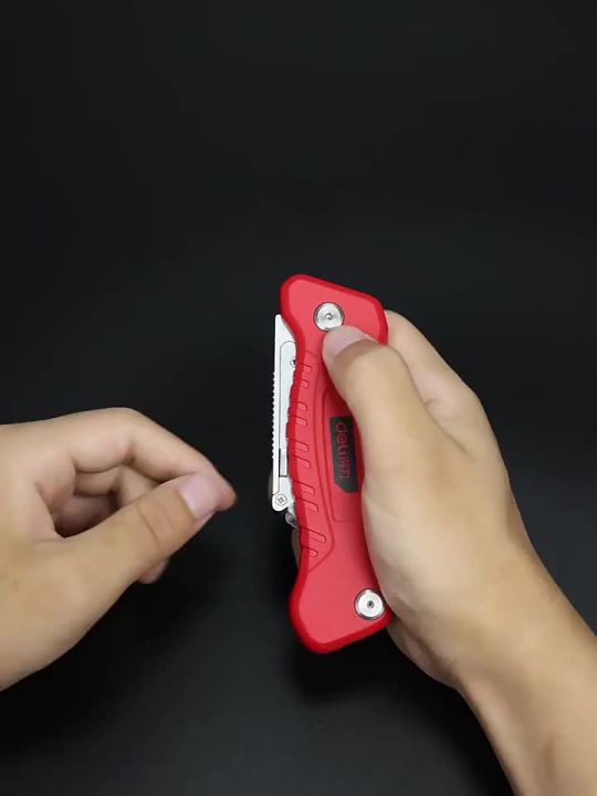 Deli Pocket Cutter Heavy Duty Multi-function SK2 Stainless Steel ...