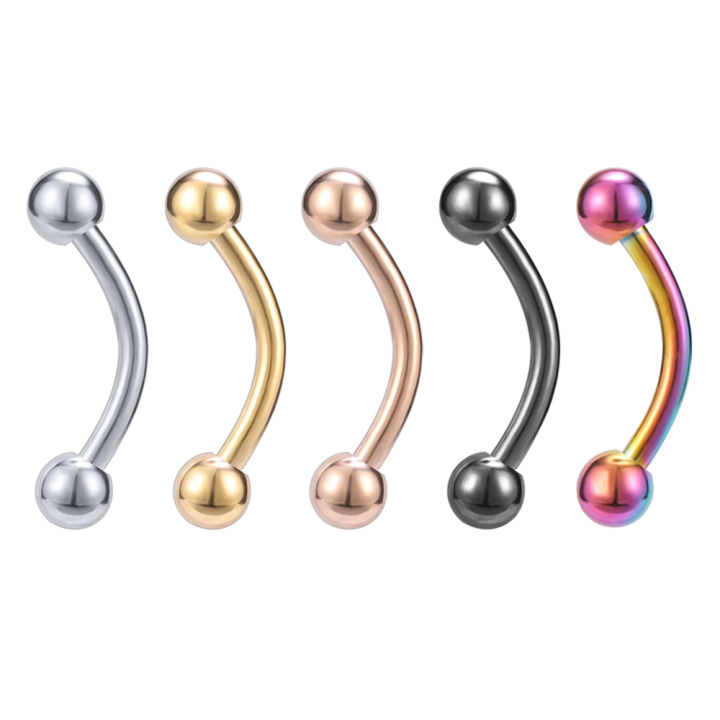 1 PC Curved Bar Tragus Piercings Unisex Helix Ear Piercings Stainless ...