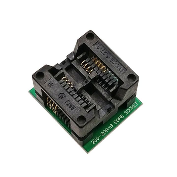 1pcs Sop8 To Dip8 Sop8 Turn Dip8 Soic8 To Dip8 Ic Socket Programmer Adapter Socket 200mil 