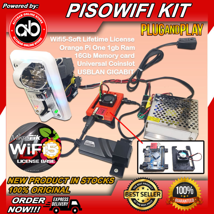 DIY | Pisowifi Kit | with Case and Fan | with Wifi5 soft License ...
