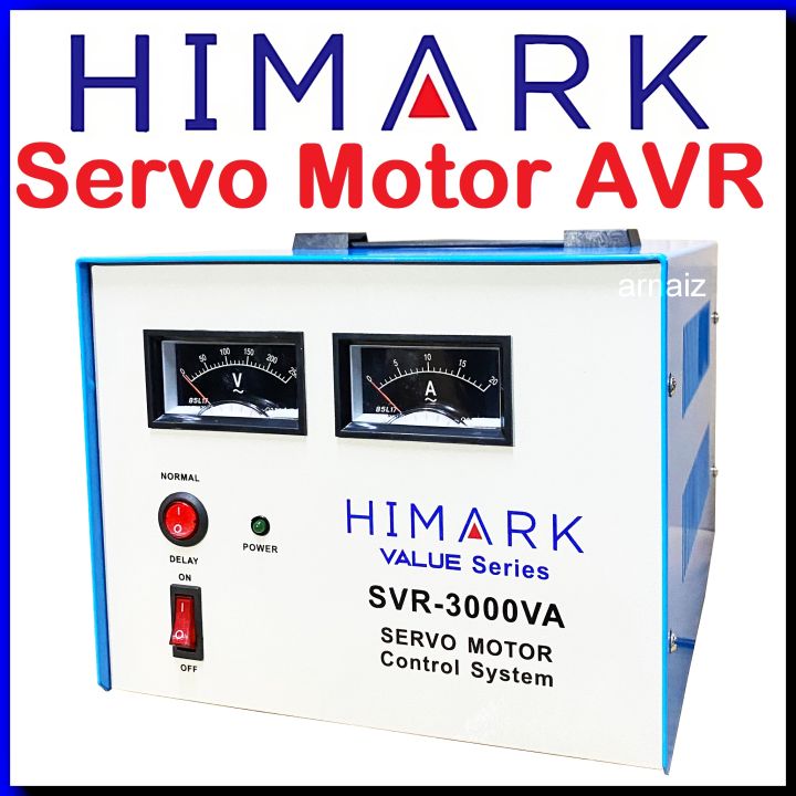 Himark 3000W AVR Automatic Voltage Regulator 3000VA Servo Motor Type ...