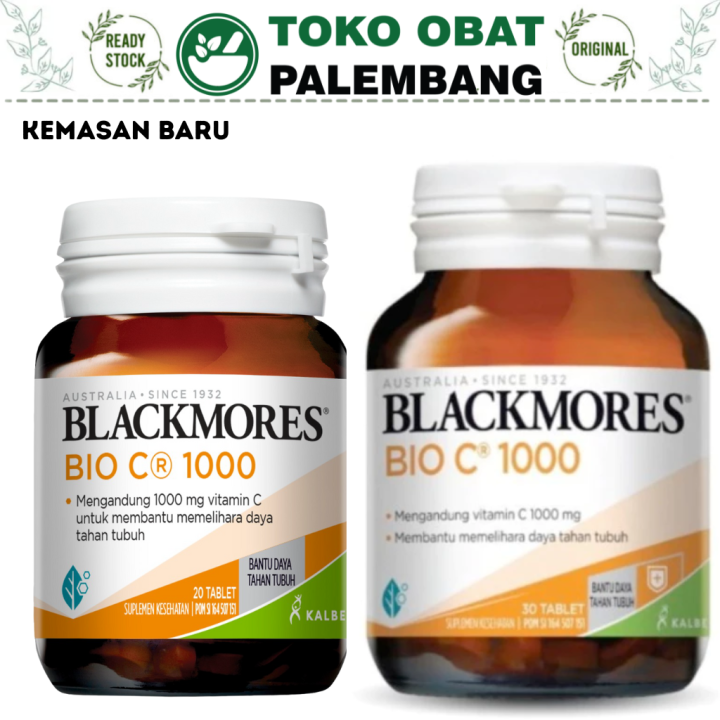 BLACKMORES BIO C 1000 MG 20 30 TABLET KALBE VITAMIN C 1000MG ...