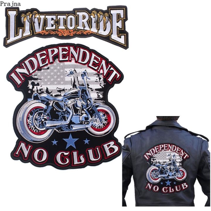 Boutique DIY accessories☋☏ Prajna Big Biker Punk Motorcycle Patches ...