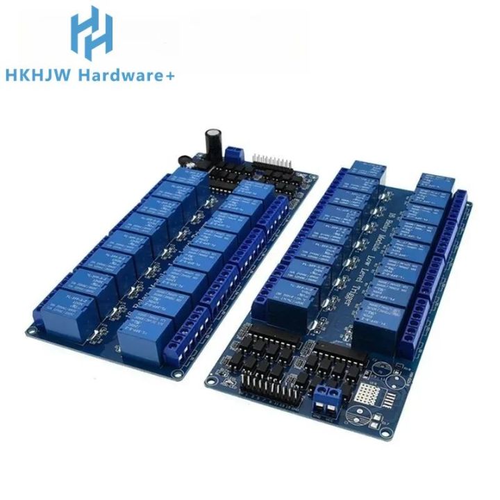 16 channel relay module with optocoupler protection LM2596 power ...