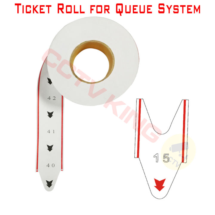 Alphanumeric Ticket Roll for Queueing System, Ticket roll for ticket ...