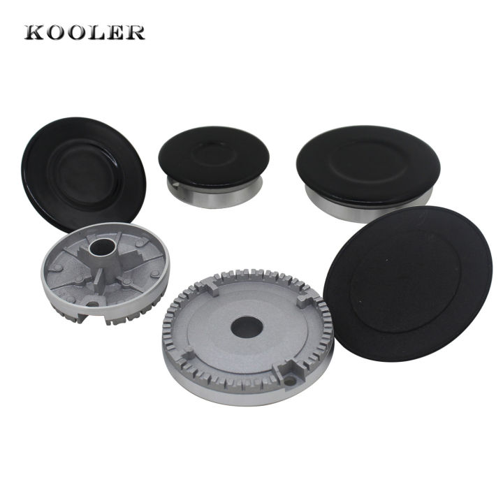 Universal Gas hob burner Cooker & Oven Hob Gas Burner Crown & Flame Cap ...