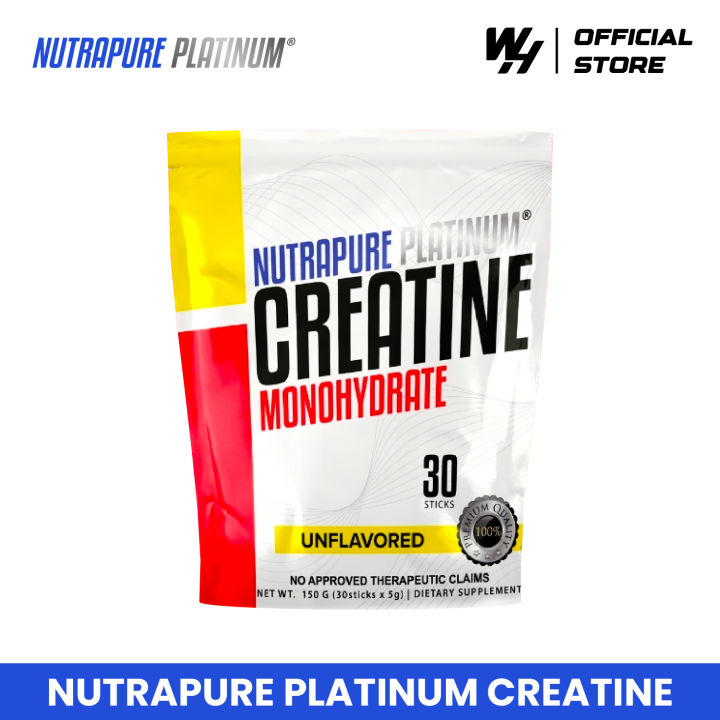 CREATINE MONOHYDRATE - Nutrapure 5g 30 sticks | Lazada PH