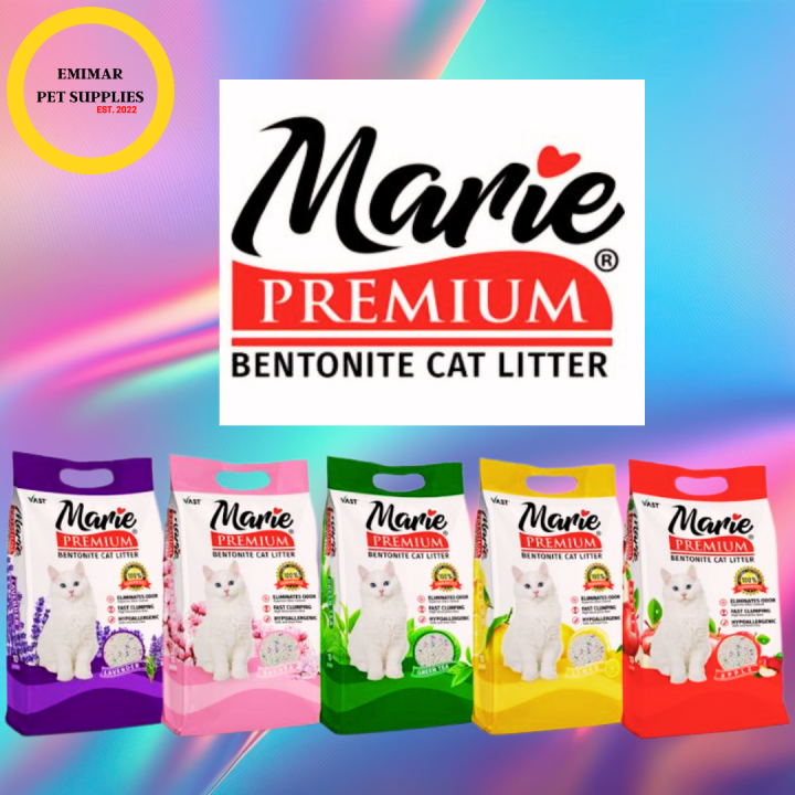 MARIE Premium Cat Sand All Scents 10liter | Lazada PH