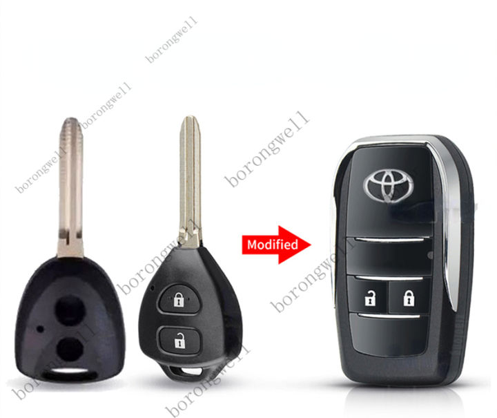 modified flip key For toyota avanza vios gen 2 flip key Remote shell ...