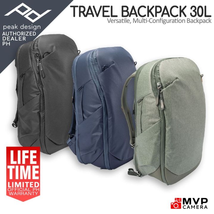 OFFICIAL PH Peak Design Travel Backpack 30L- BLACK SAGE and MIDNIGHT ...