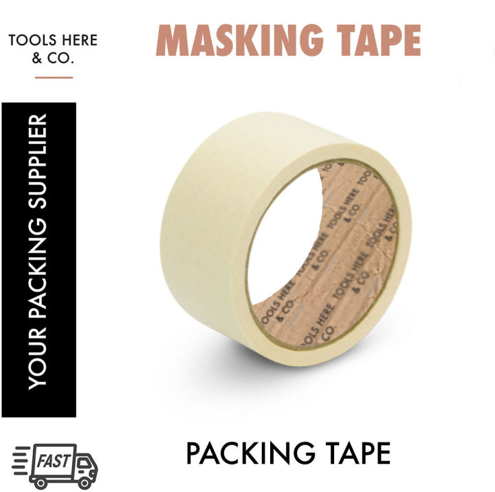 Masking Tape 48mm 20 Yards Adhesives Packing Tape | Lazada Singapore