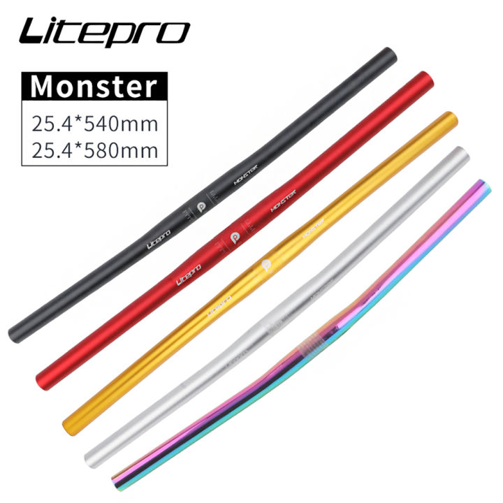 Litepro Monster Folding Bike Handlebars 6061 T6 Aluminum Alloy 25.4*540 ...