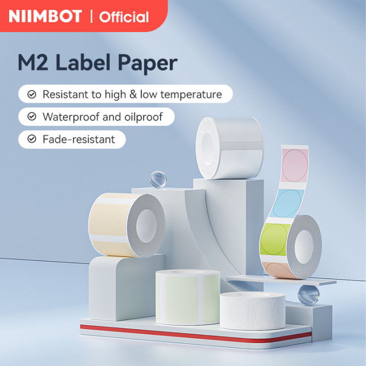 【100%-original】 NIIMBOT M2 Label Paper Waterproof Scratch-resistant ...