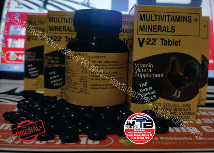 V22 100% Original Multivitamin philippina, Multivitamin Ayam Aduan ...