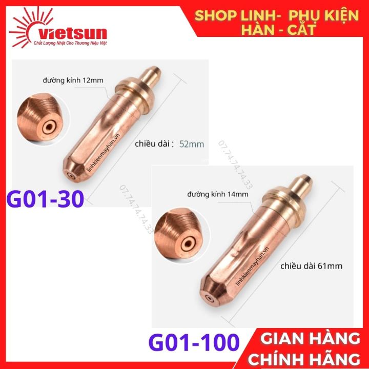 Béc Cắt Oxy Gas Đèn Cắt Gió Đá G01-30, G01-100 | Lazada.vn