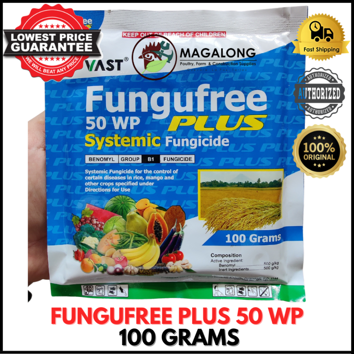 FUNGUFREE PLUS 50 WP - 2 IN 1 SYSTEMIC FUNGICIDE - 100 Grams ...