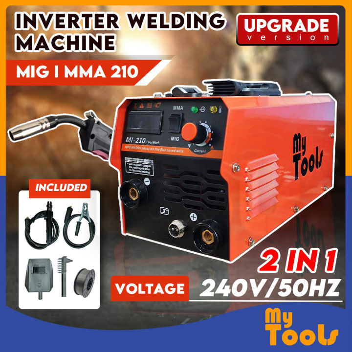 (READY STOCK) Mytools MIG / MMA 210 Professional MIG ARC Gasless ...