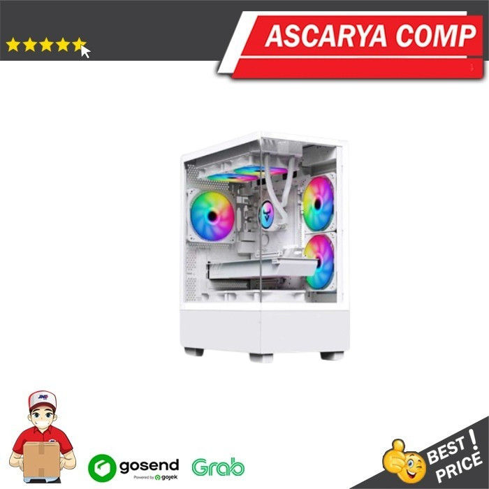 INFINITY CLAIR - mATX GAMING CASE - WHITE / Casing Gaming | Lazada ...