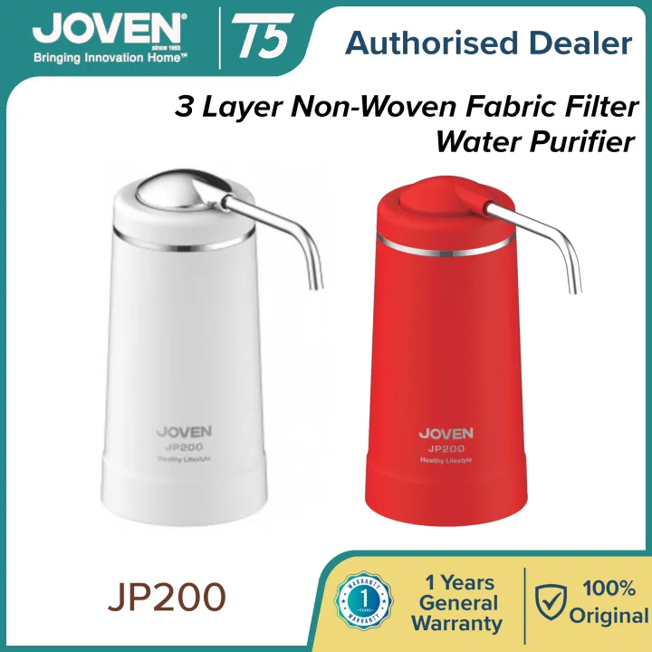 [FREE BUBBLE WRAP] Joven Water Filter JP200 Water Purifier (Red / White ...