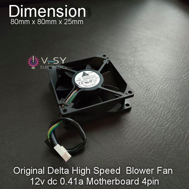 Original Branded Delta DC Brushless High Speed Cooling Fan Blower Fan ...