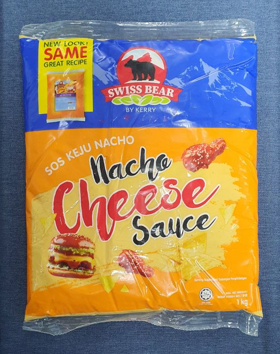 Kerry Swiss Bear Nacho Cheese Sauce 1Kg 1 Liter Halal Sos Keju KFC ...
