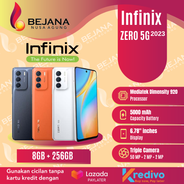 Infinix Zero 5G 2023 X6815D ( 8GB + 256GB ) | Lazada Indonesia