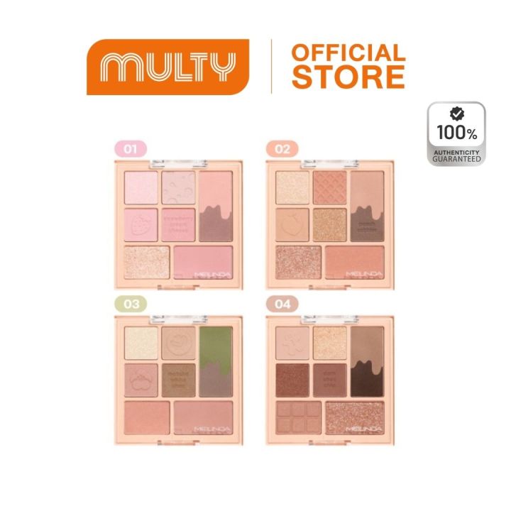 MEILINDA Cookie Recipe Eye Palette 6.5g อายแชโดว์ พาเลทตา สีหวาน ...