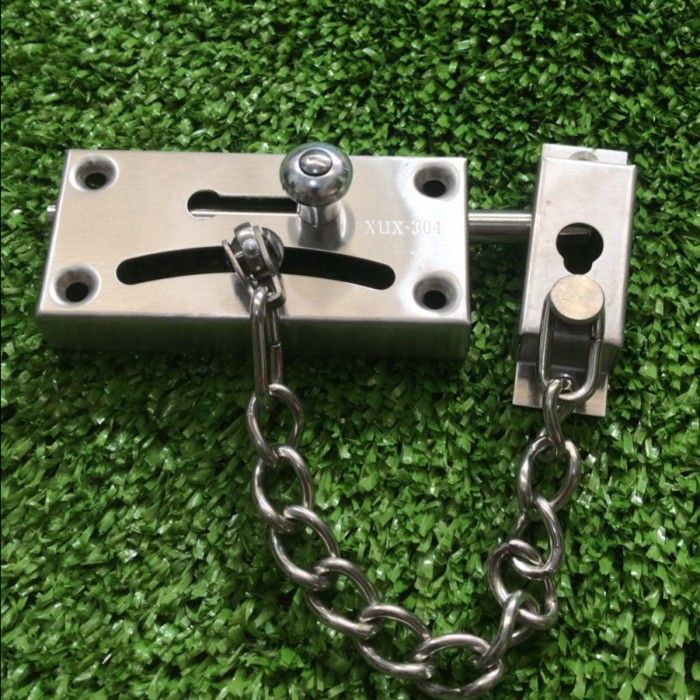 Grendel rantai FR- Kunci pintu lock door rantai apartemen hotel J02 ...