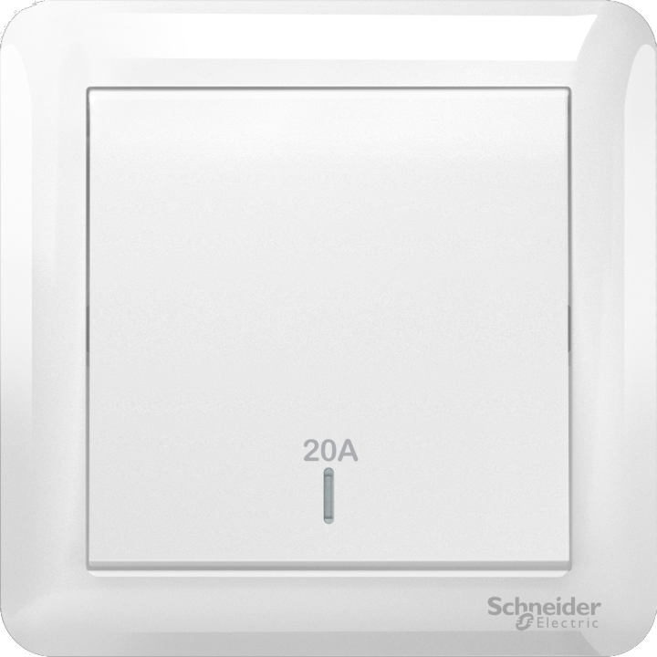 Schneider Electric Affle Plus 20A 250V 1 Gang 2 Way Double Pole Switch ... Schneider Electric Affle Plus 20A 250V 1 Gang 2 Way Double Pole Switch ...
