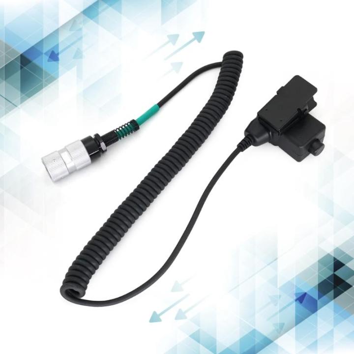 U94 PTT Adapters Push to Talking Connect PTT Cable for PRC152 Radios 6 ...