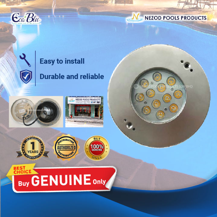 ECOBLU HL18 LED 18W/12V ( WARM WHITE / WHITE ) FULLY STAINLESS STEEL ...