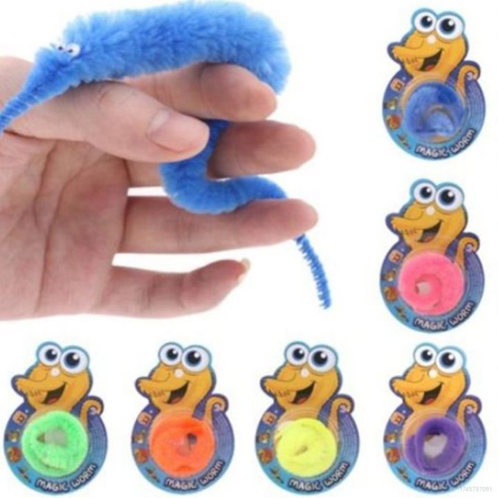 RA Funny Magic Worm Trick Plush Wiggle Stuffed Animals Toy AR | Lazada ...