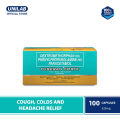 Unilab Tuseran Forte 100 Tablets - Medicine for Relief of Cough, Colds ...