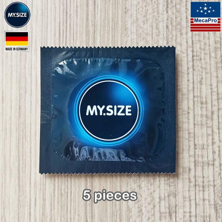 MY.SIZE® Lubricated Transparent Condoms size 57 mm Condom คอนคอม ถุงยาง ...