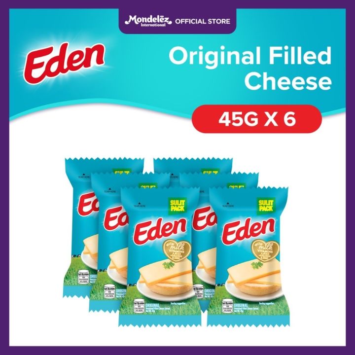 Eden Original Sulit Pack - Filled Cheese 45g with Milk Vitamins A & B2 ...