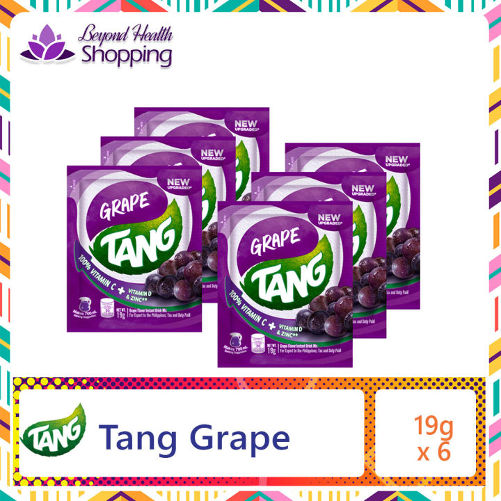Tang Powdered Juice Grape Litro 19g Pack of 6 | Lazada PH