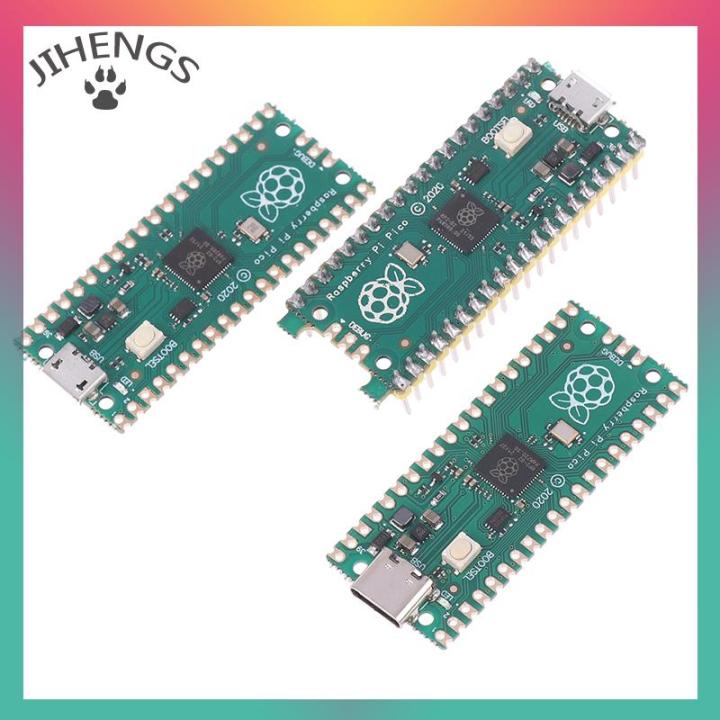 JIHENGS Raspberry Pi Pico Board RP2040 TYPE-C MICRO Dual-Core 264KB ARM Low-Power High ...