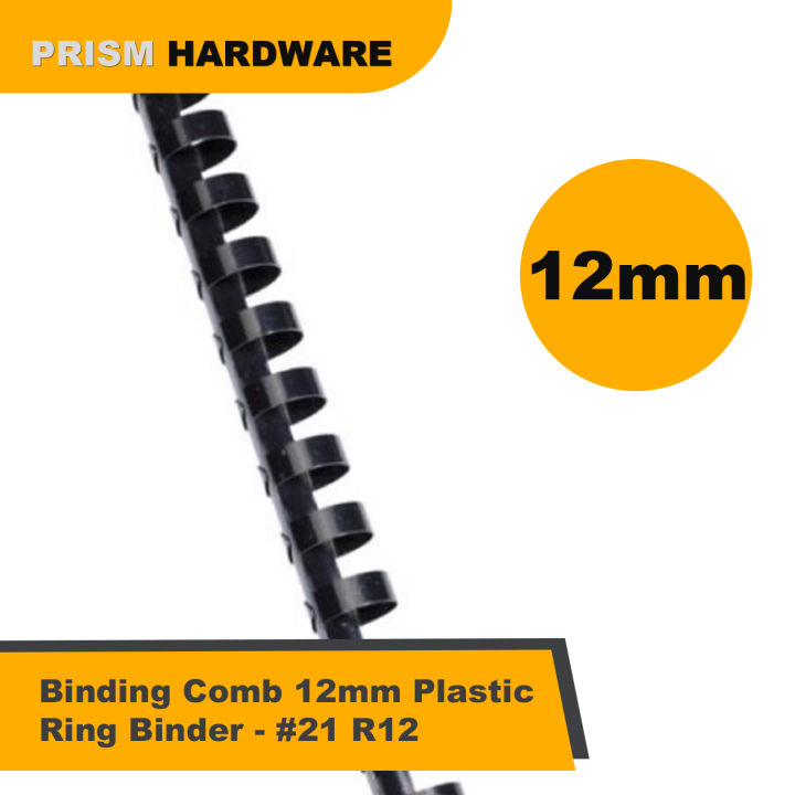 Binding Comb 12mm Plastic Ring Binder - #21 R12 | Lazada PH