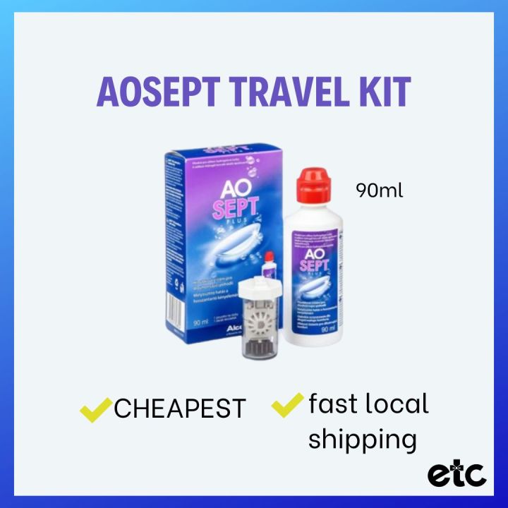 Alcon AOSEPT (Travel Pack/Starter Kit) Value Pack Contact Lens ...