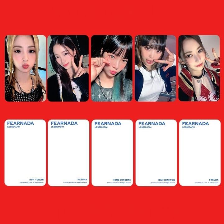 Lesserafim Fearnada PhotoCards Album Unforgiven Fan Meeting Lomo Sakura ...