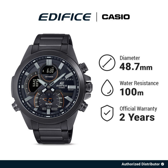 Jam Tangan Pria Casio Edifice ECB-30DC-1BDF Original Analog Digital | Lazada Indonesia