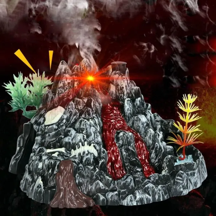 BEIBEI PVC Spray Volcano Model Light Safety Material Electric Volcano ...