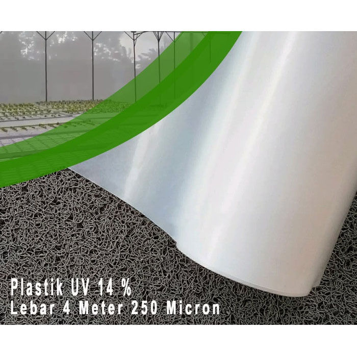 Plastik UV Lebar 4 Meter 250 Micron Panjang 20 Meter | Lazada Indonesia