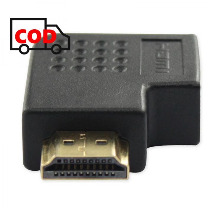 HDMI Converter Male ke Female Bentuk L Shape Tanpa Pengurangan ...
