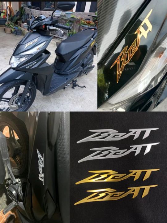 COD motorcycle Honda BEAT logo V2 emblem 3m 1pair 3D sticker | Lazada PH