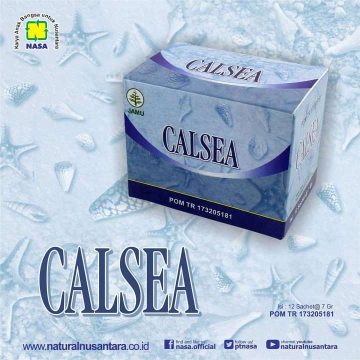 NATURAL CALSEA PLUS-NCL NASA ISI 12 SACHET-OBAT PENINGGI BADAN-NUTRISI ...