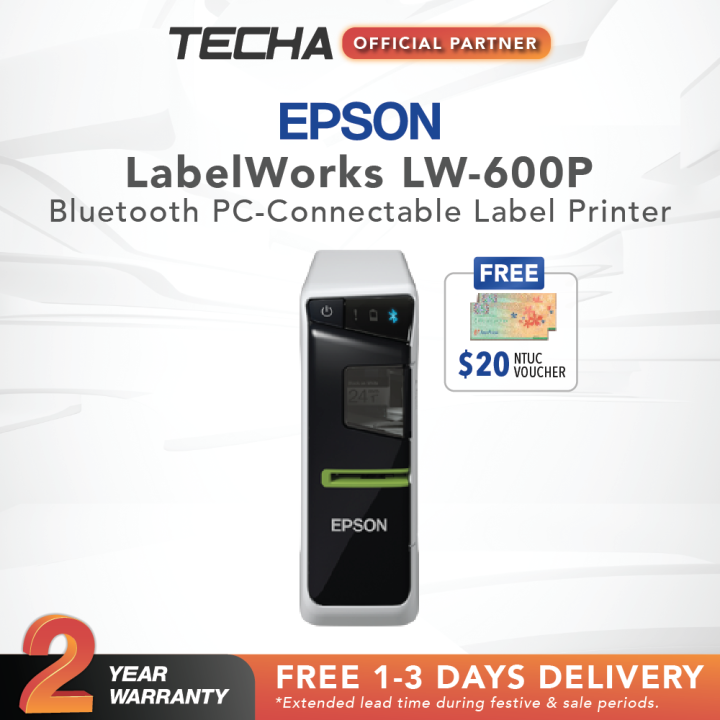 Epson LabelWorks LW-600P | Bluetooth PC-Connectable Label Printer ...