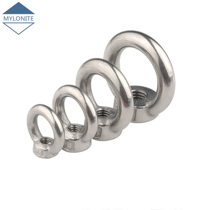 304 Stainless Steel M3 M4 M5 M6 M8 M10 Lifting Eye Nut Ring Eyebolt ...