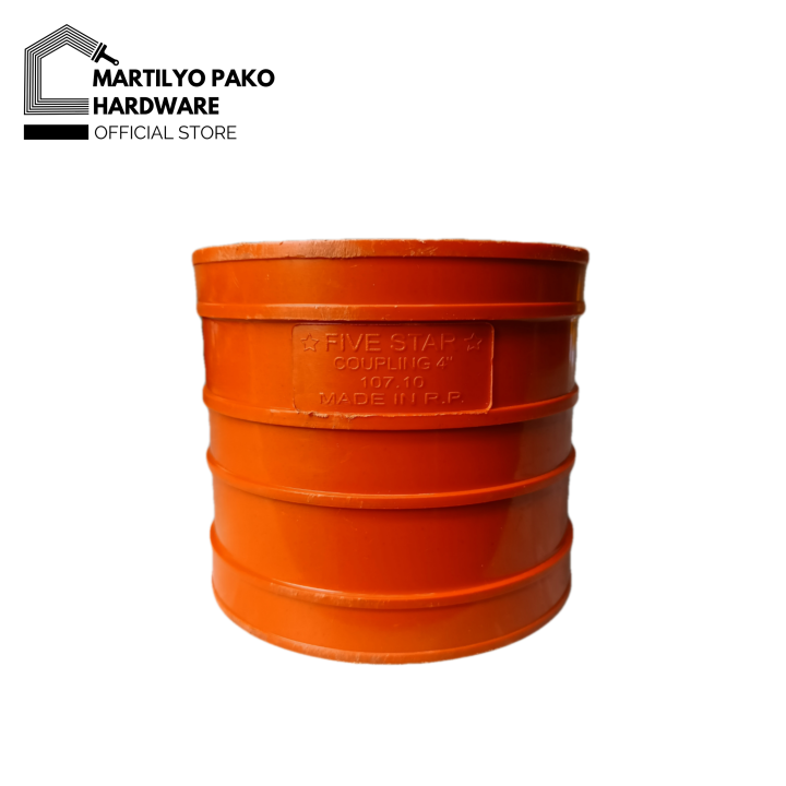 FIVE STAR and GODEX Coupling PVC Orange 2 inches, 3 inches and 4 inches ...