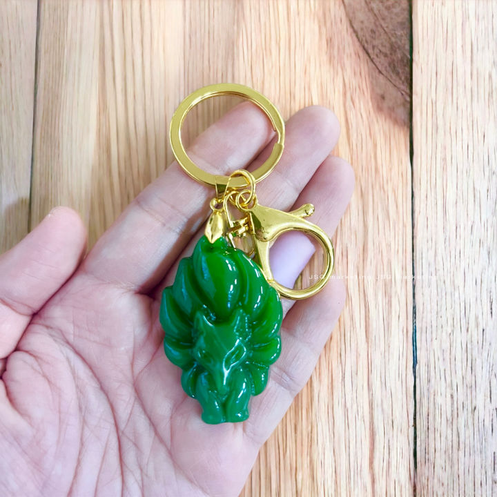 Original Nine Tailed Fox Jade Black Onyx Gemstone Pendant Lucky Charms ...